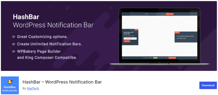 6 Best WordPress Notification Bar Plugins in 2025 - SaffireTech