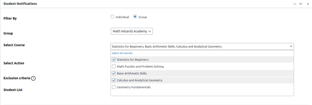 Student Email Notifications for LearnDash, LearnDash Notifications - SaffireTech